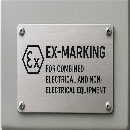 ATEX marking for electrical and non electrical combined equipment